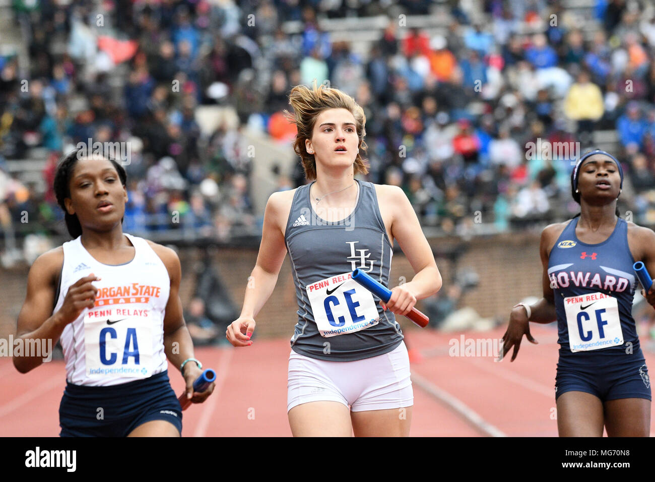 Philadelphia, Pennsylvania, USA. 27th Apr, 2018. Morgan State, LIU ...