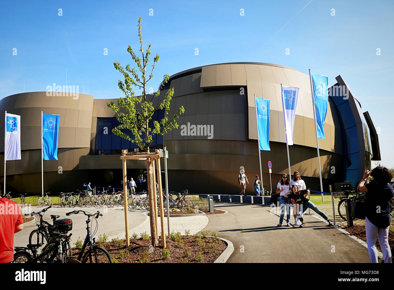 Garching, Germany, 27 April 2018. The new Supernova Planetarium of ESO ...