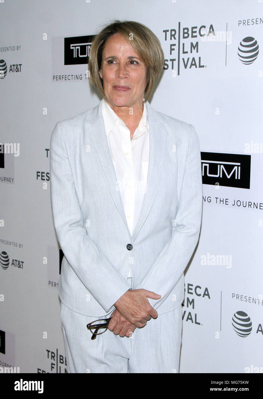 New York, NY, USA. 27th Apr, 2018. Mary Carillo at the 2018 Tribeca ...