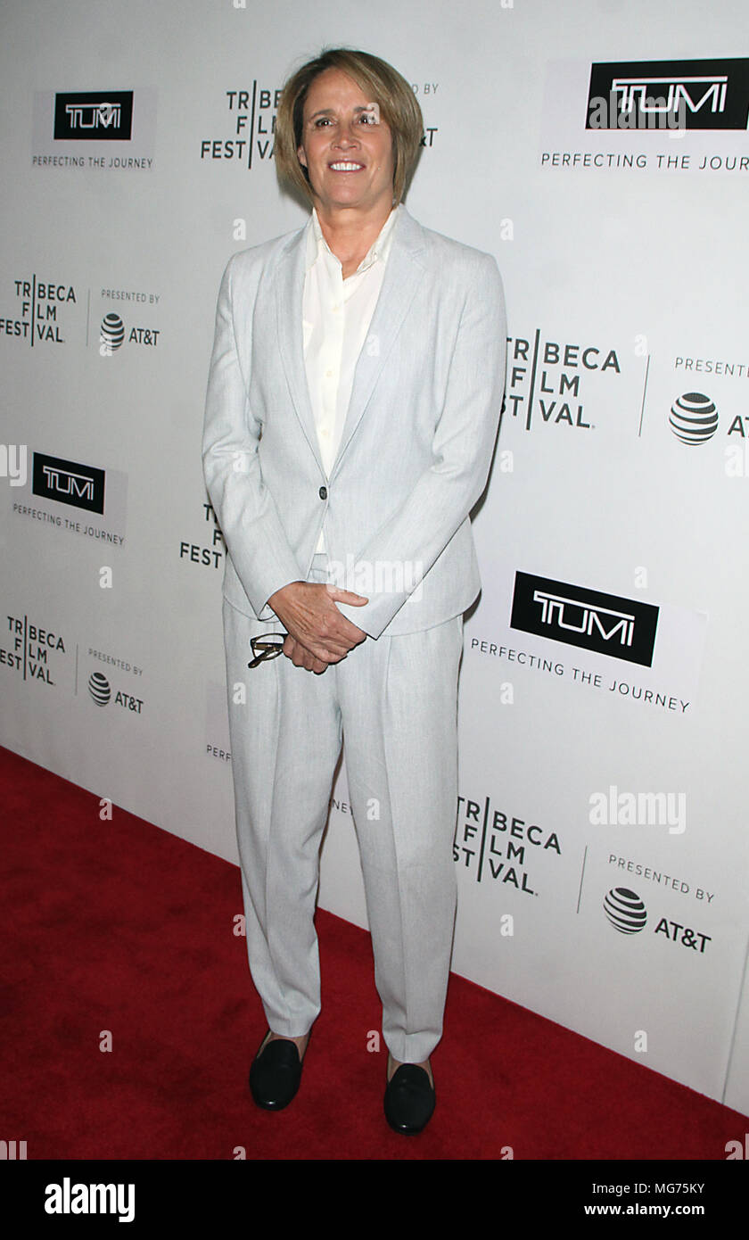 New York, NY, USA. 27th Apr, 2018. Mary Carillo at the 2018 Tribeca ...