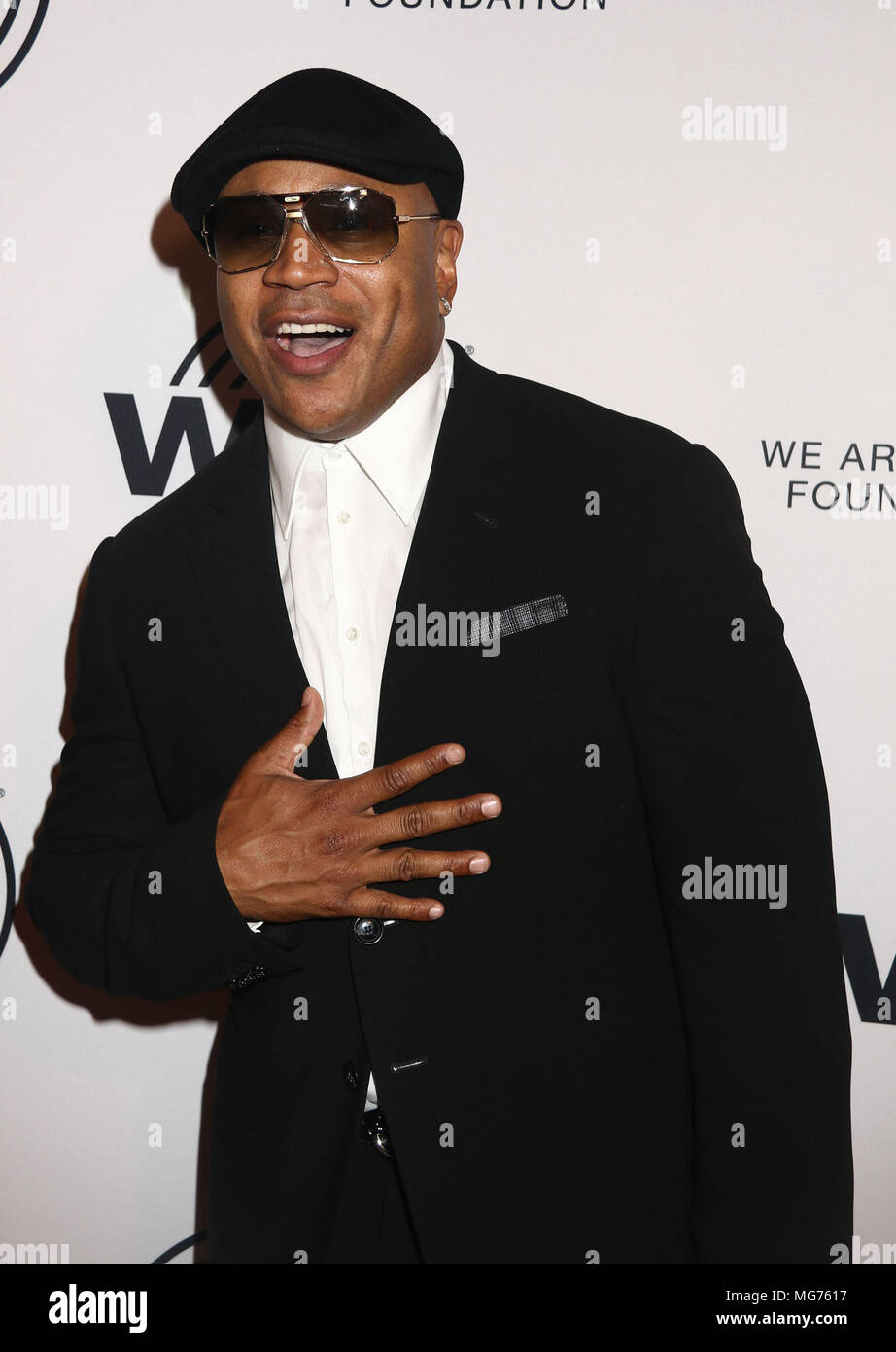 New York City, New York, USA. 27th Apr, 2018. Hip hop artist/actor LL ...