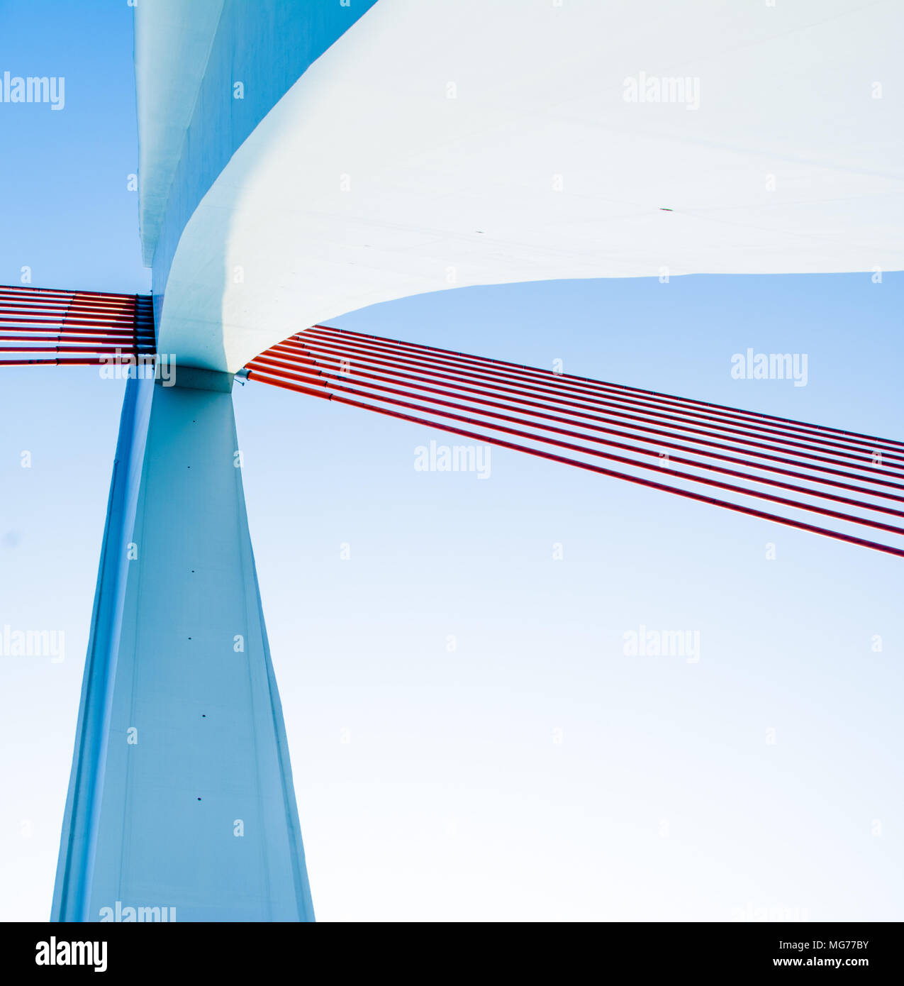 The Qiansimen Jialing River Bridge High Resolution Stock Photography ...