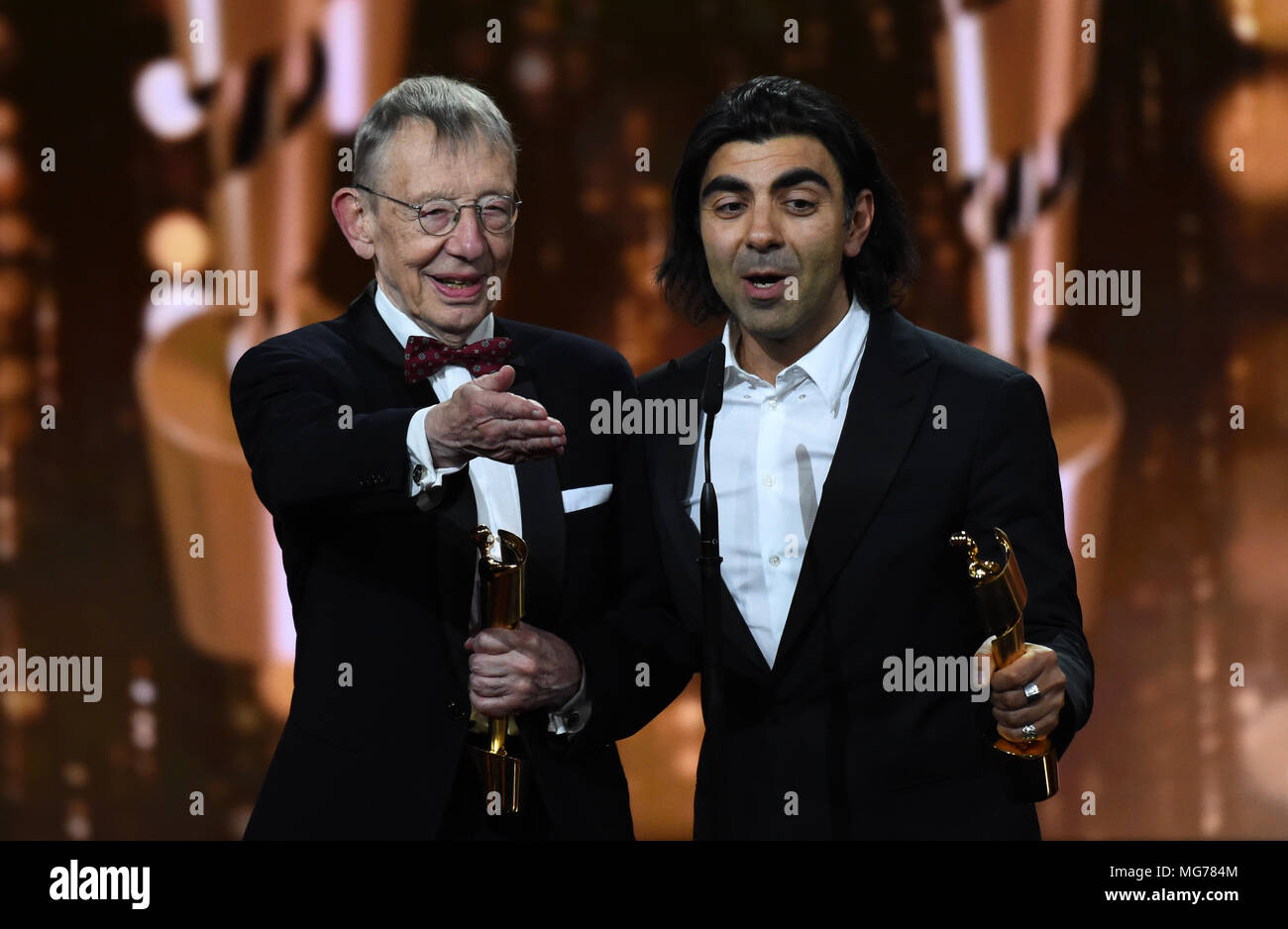 27 April 2018, Germany, Berlin: 68th German Film Prize, Lola, award ...