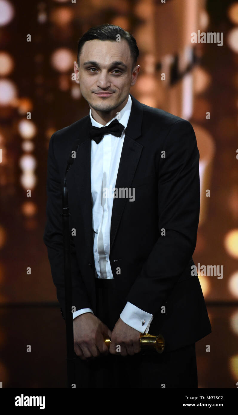 27 April 2018, Germany, Berlin: 68th German Film Prize, Lola, award ...