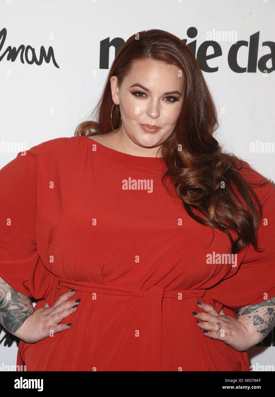WEST HOLLYWOOD, CA - APRIL 27: Tess Holliday, at Marie Claire Fifth ...
