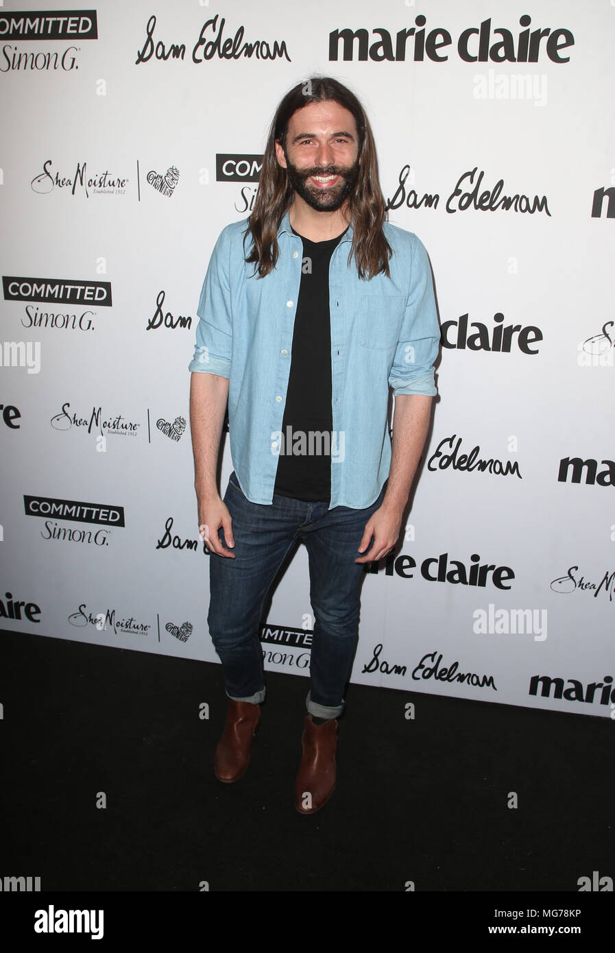 WEST HOLLYWOOD, CA - APRIL 27: Jonathan Van Ness, at Marie Claire Fifth ...