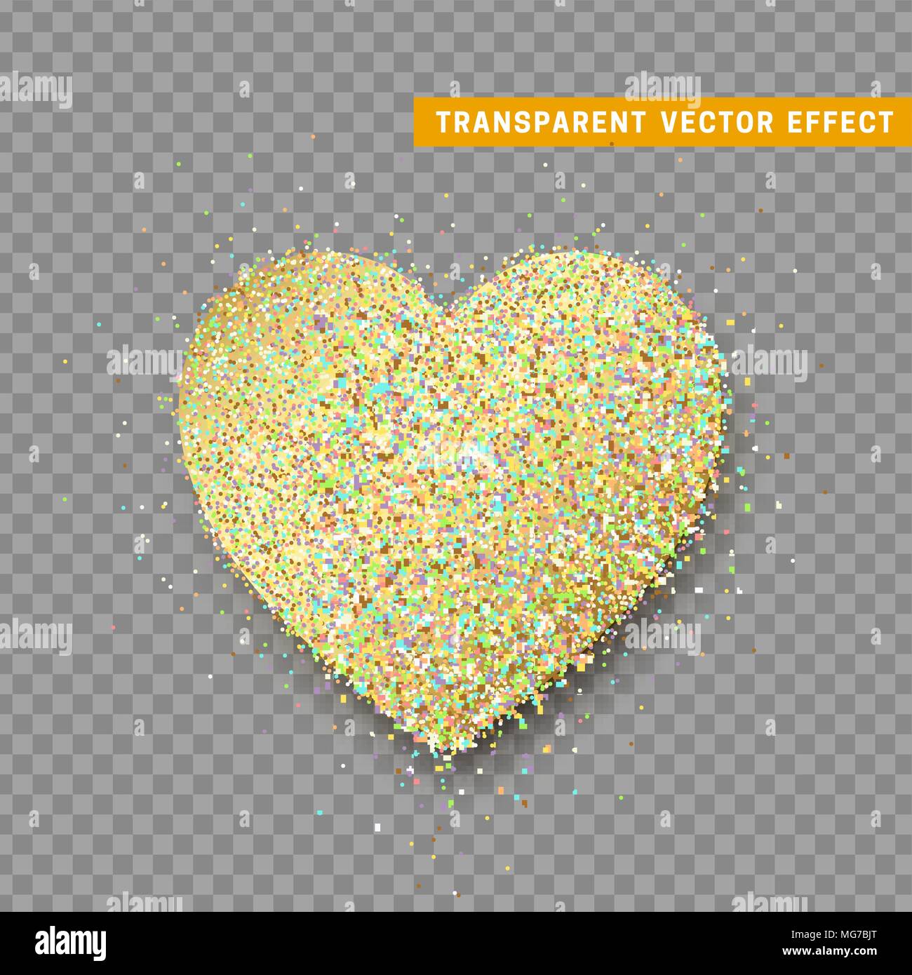Heart isolated, transparent vector effect background Stock Vector Image ...