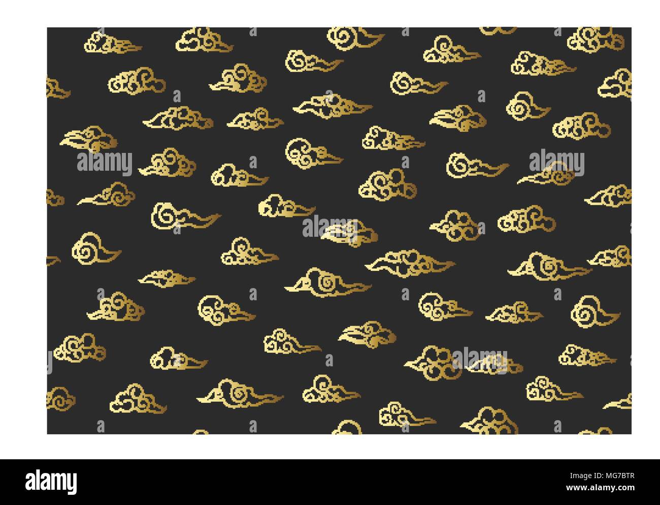 Gold clouds texture Cut Out Stock Images & Pictures - Alamy