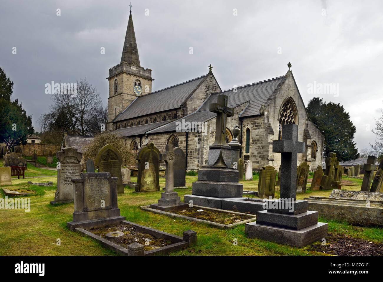 Aberford church hi-res stock photography and images - Alamy