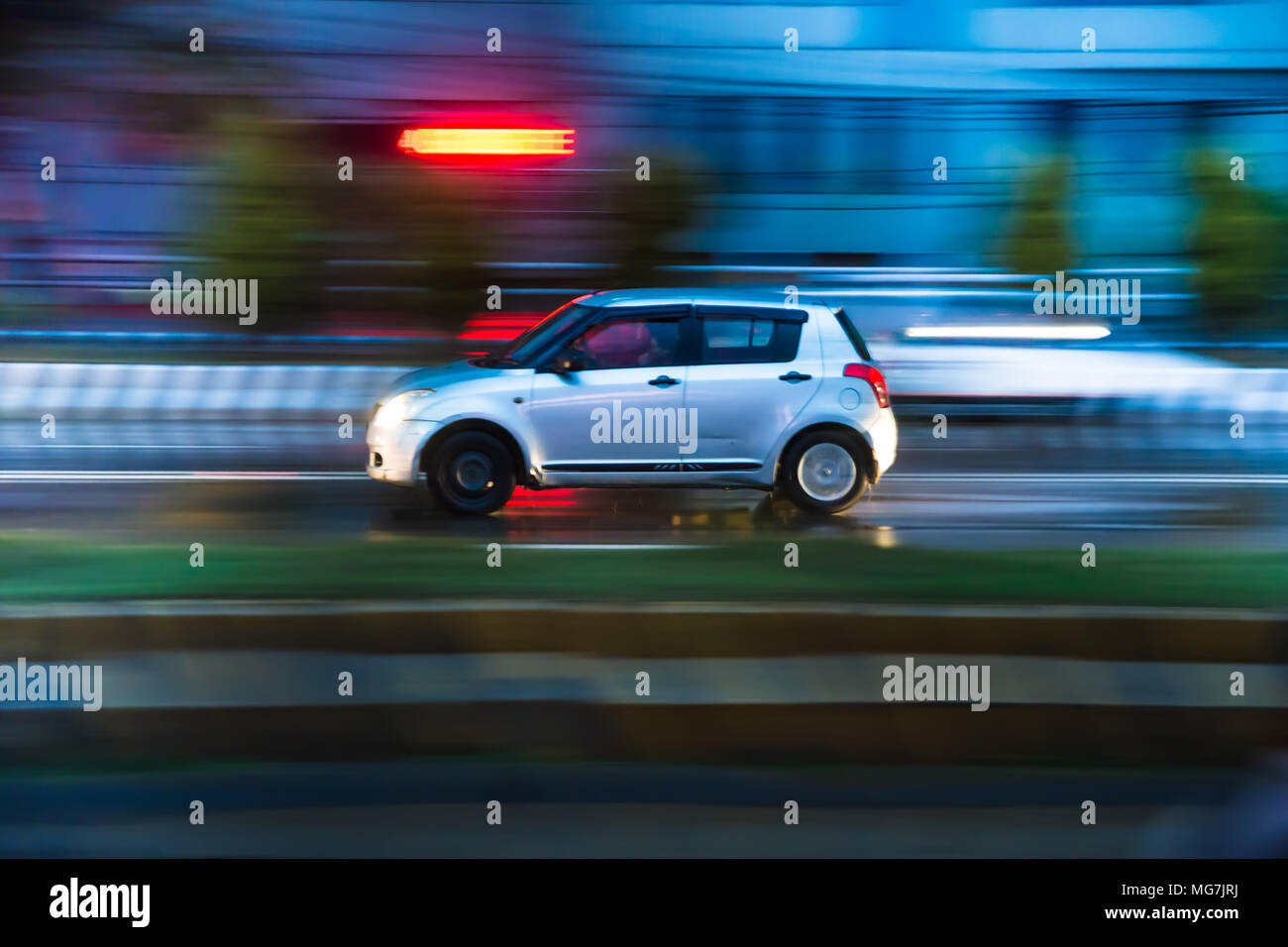 Modern taxi white background hi-res stock photography and images - Alamy