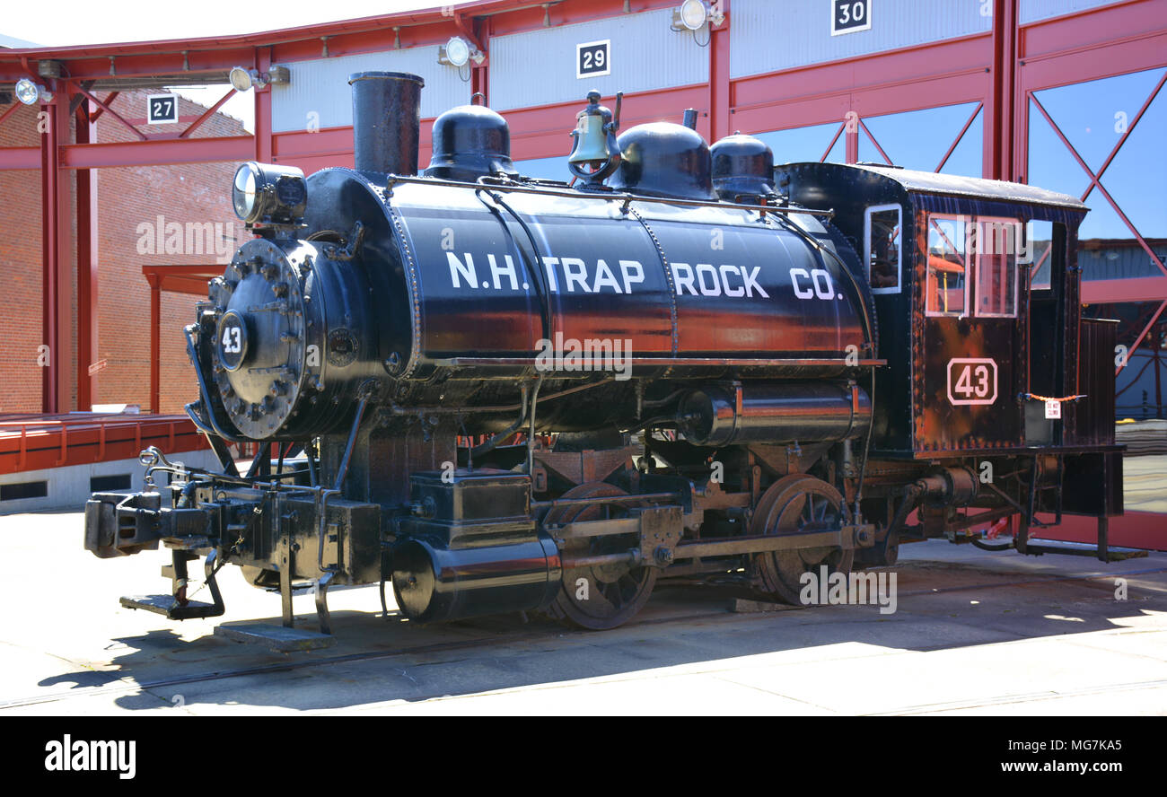 A small Steam Yard Locomotive located at Steamtown National Historic ...
