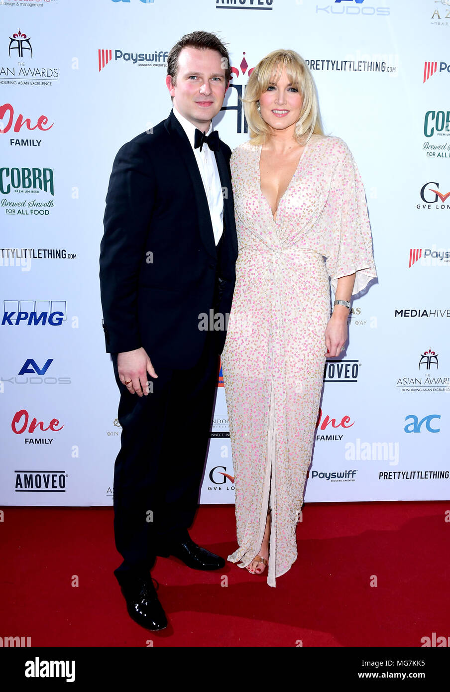 Conrad Baker (left) and his wife Emma Noble attending the 8th Annual ...