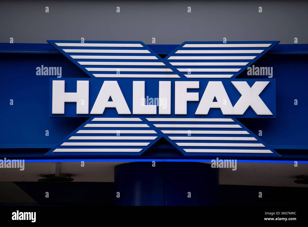 Halifax bank sign logo Stock Photo - Alamy