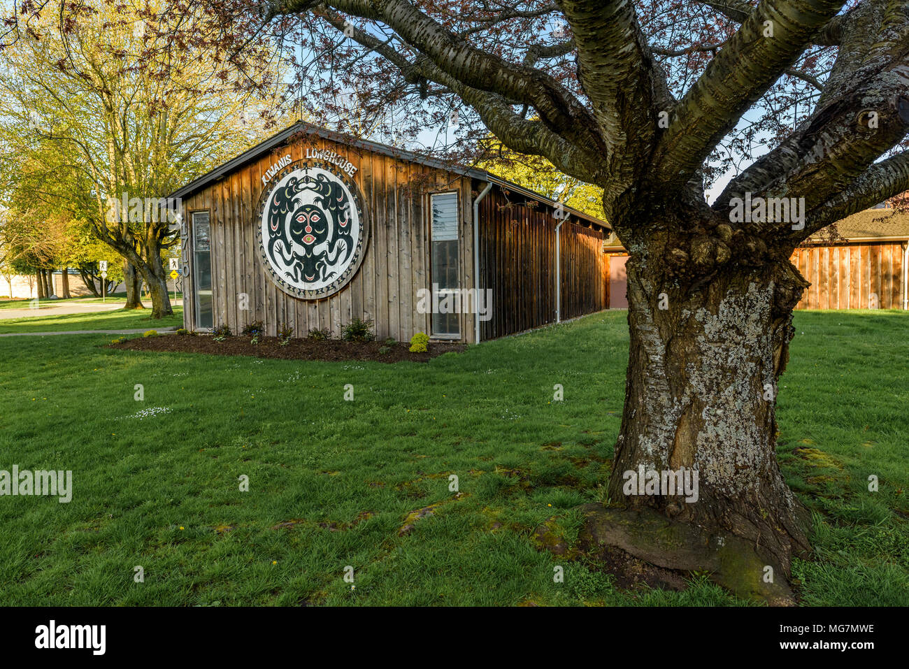 Kiwanis Longhouse, Tsawwassen, Delta, British Columbia, Canada Stock ...