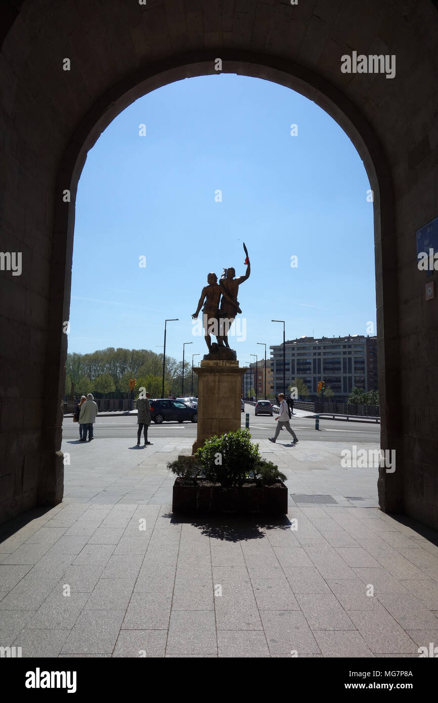 Statue of indibil and mandoni hi-res stock photography and images - Alamy