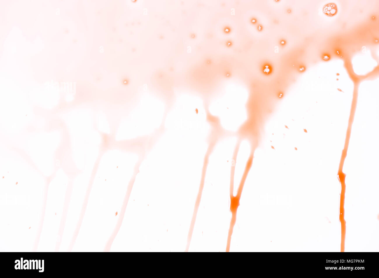 Blood stains on a white background Stock Photo - Alamy