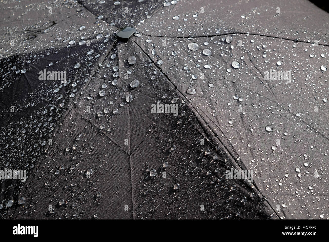 Rain drops falling from umbrella hi-res stock photography and images ...
