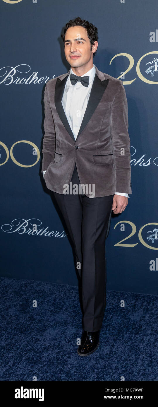 New York, NY, USA - April 25, 2018: Zac Pozen attends the Brooks ...