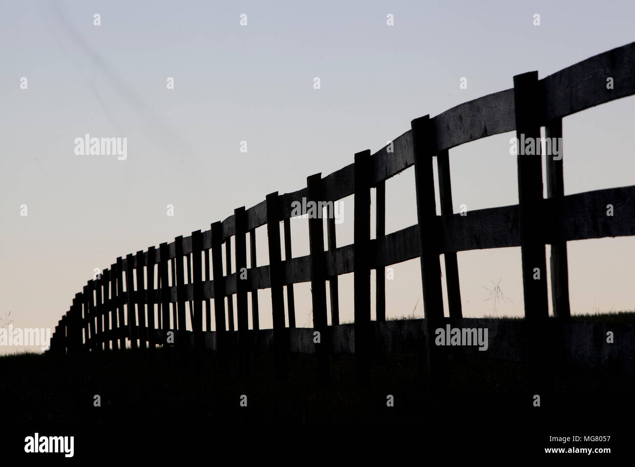 Rustic wooden railing hi-res stock photography and images - Alamy