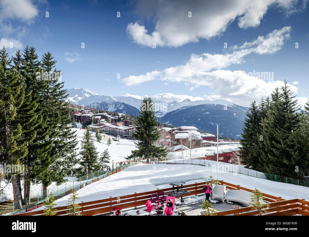 Les arcs resort in france hi-res stock photography and images - Alamy