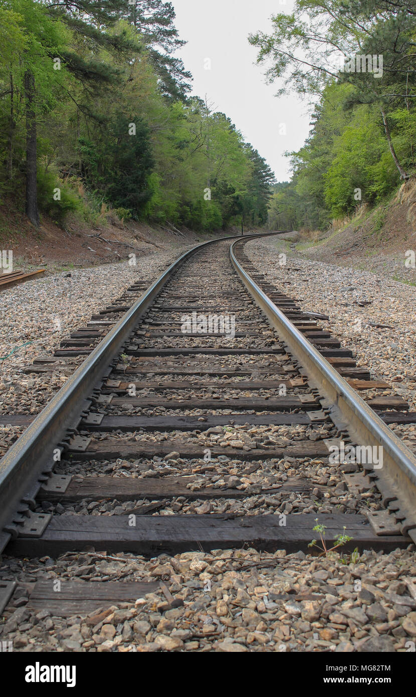 Following the tracks Stock Photo - Alamy