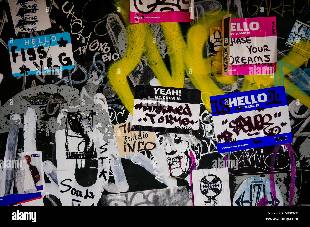 Vampire graffiti hi-res stock photography and images - Alamy