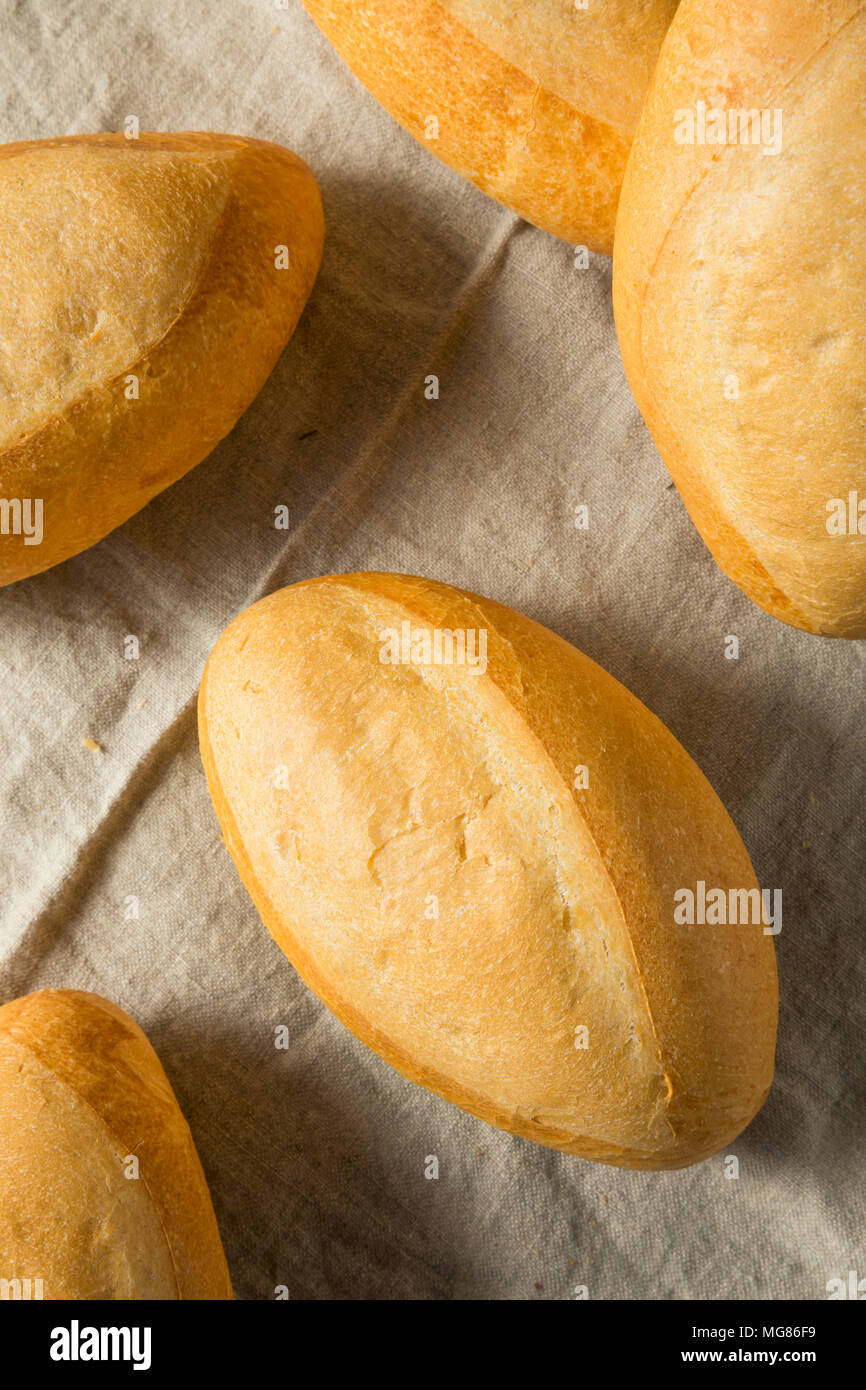 Homemade Mexican Bolillo Rolls Ready to Eat Stock Photo - Alamy