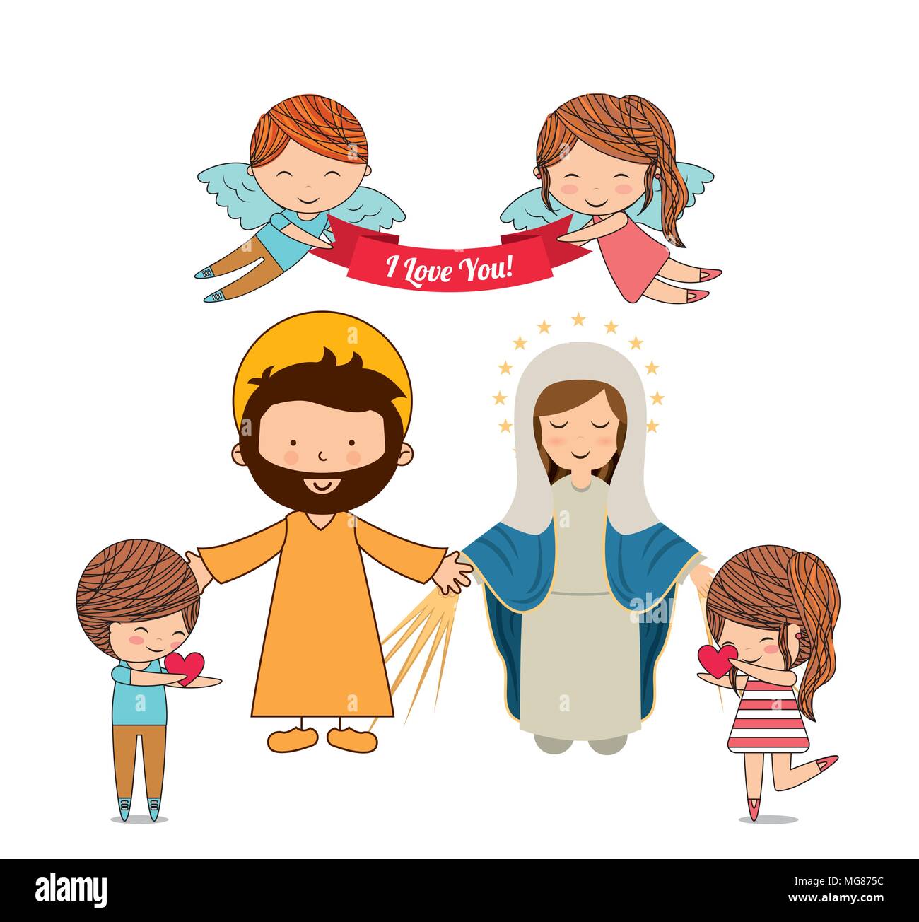 Catholic love design, vector illustration eps10 graphic Stock Vector ...