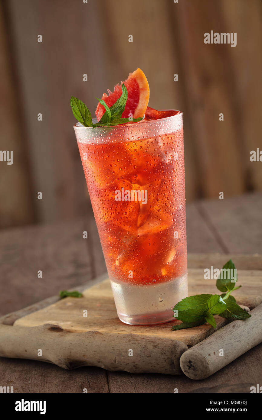 Fresh grapefruit cocktail summer hi-res stock photography and images ...