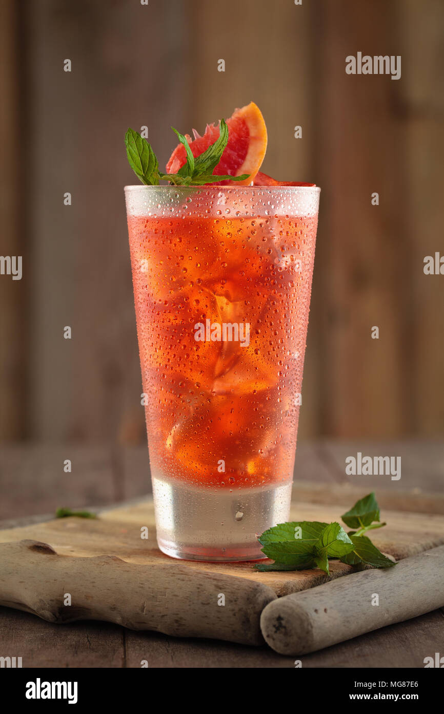 Fresh grapefruit cocktail summer hi-res stock photography and images ...