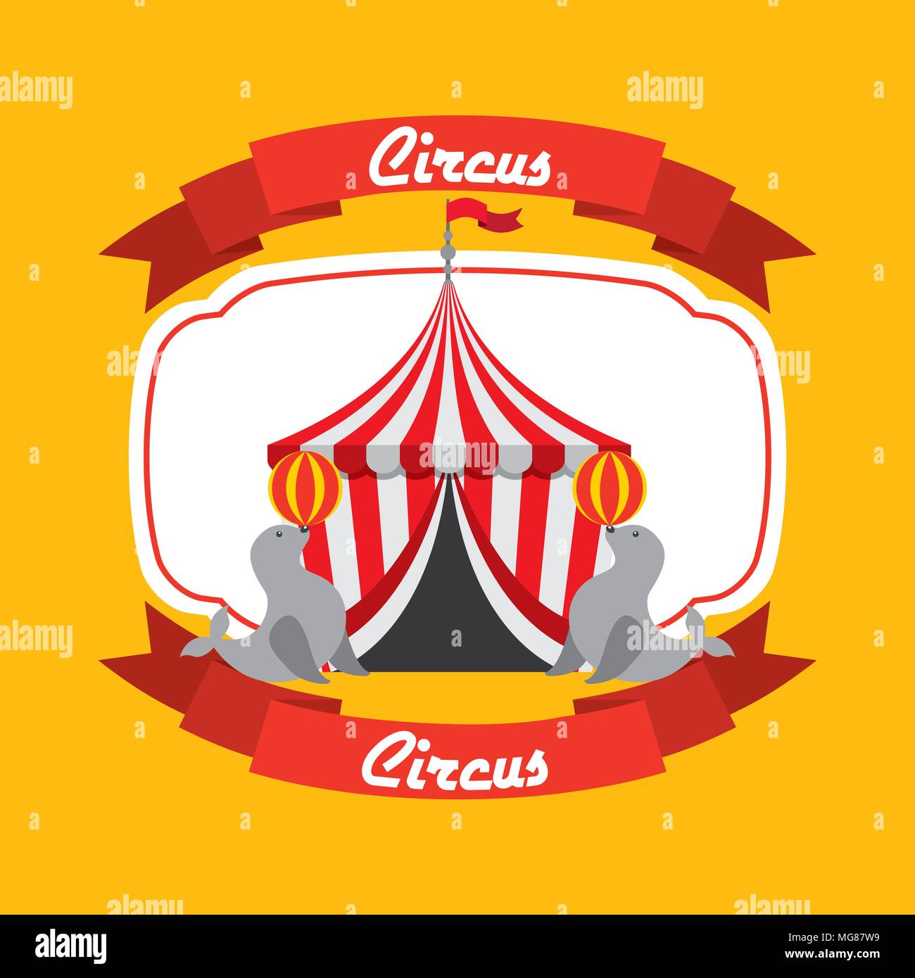 circus show design, vector illustration eps10 graphic Stock Vector ...