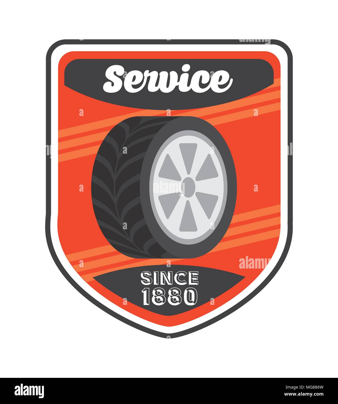 service station design, vector illustration eps10 graphic Stock Vector ...