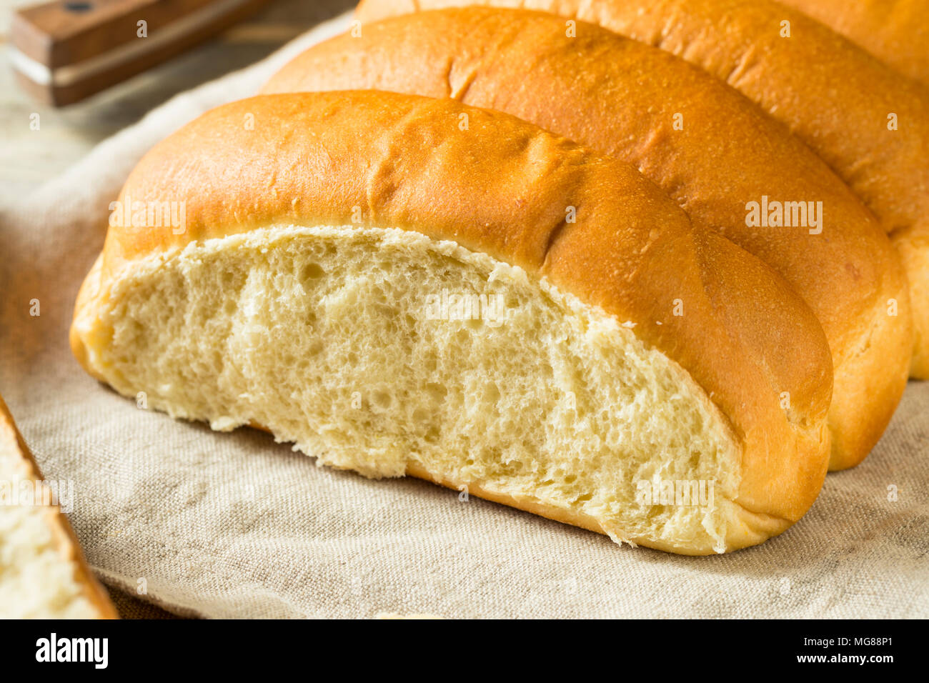 Homemade New England Style Buns Ready to Eat Stock Photo - Alamy