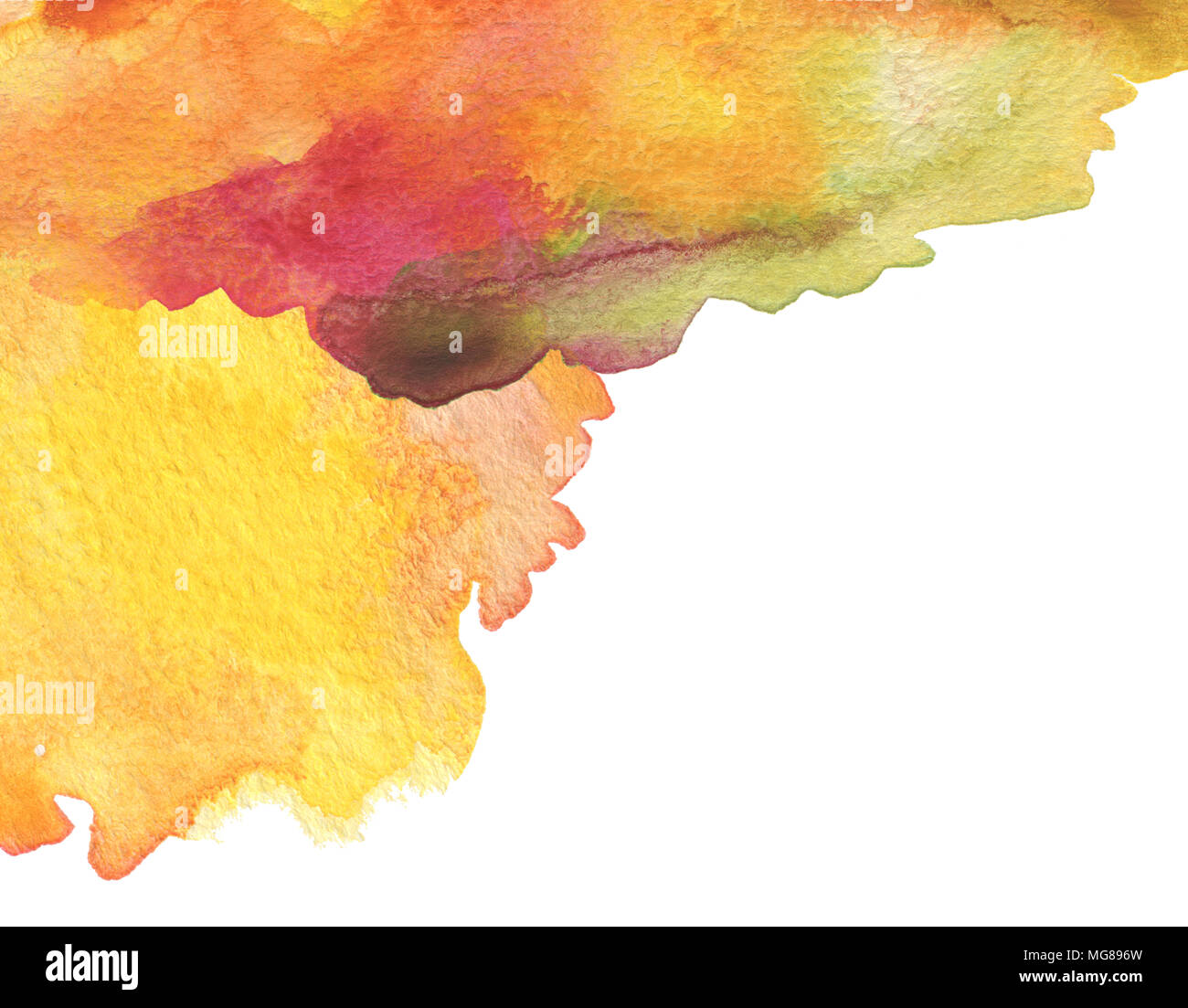 Blot watercolor painted background. Paper texture Stock Photo - Alamy