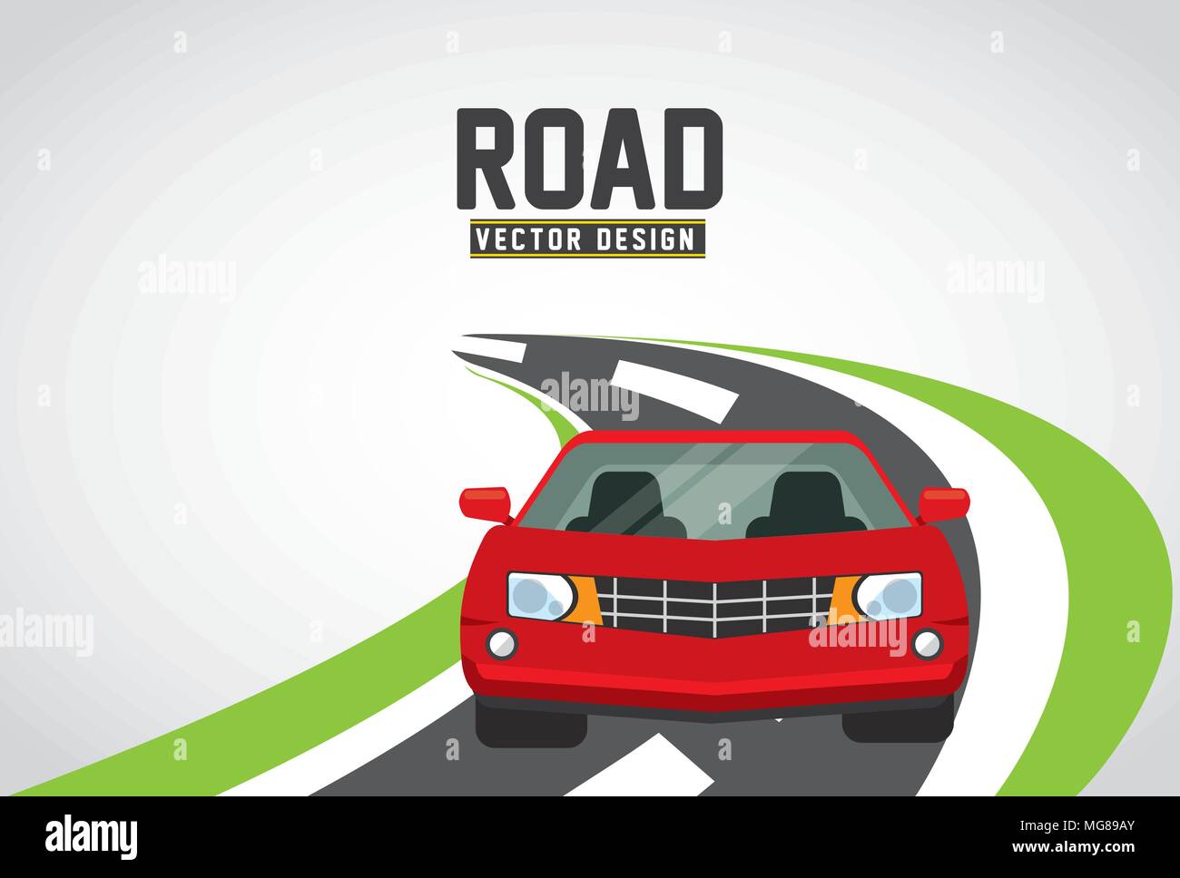 road concept design, vector illustration eps10 graphic Stock Vector ...