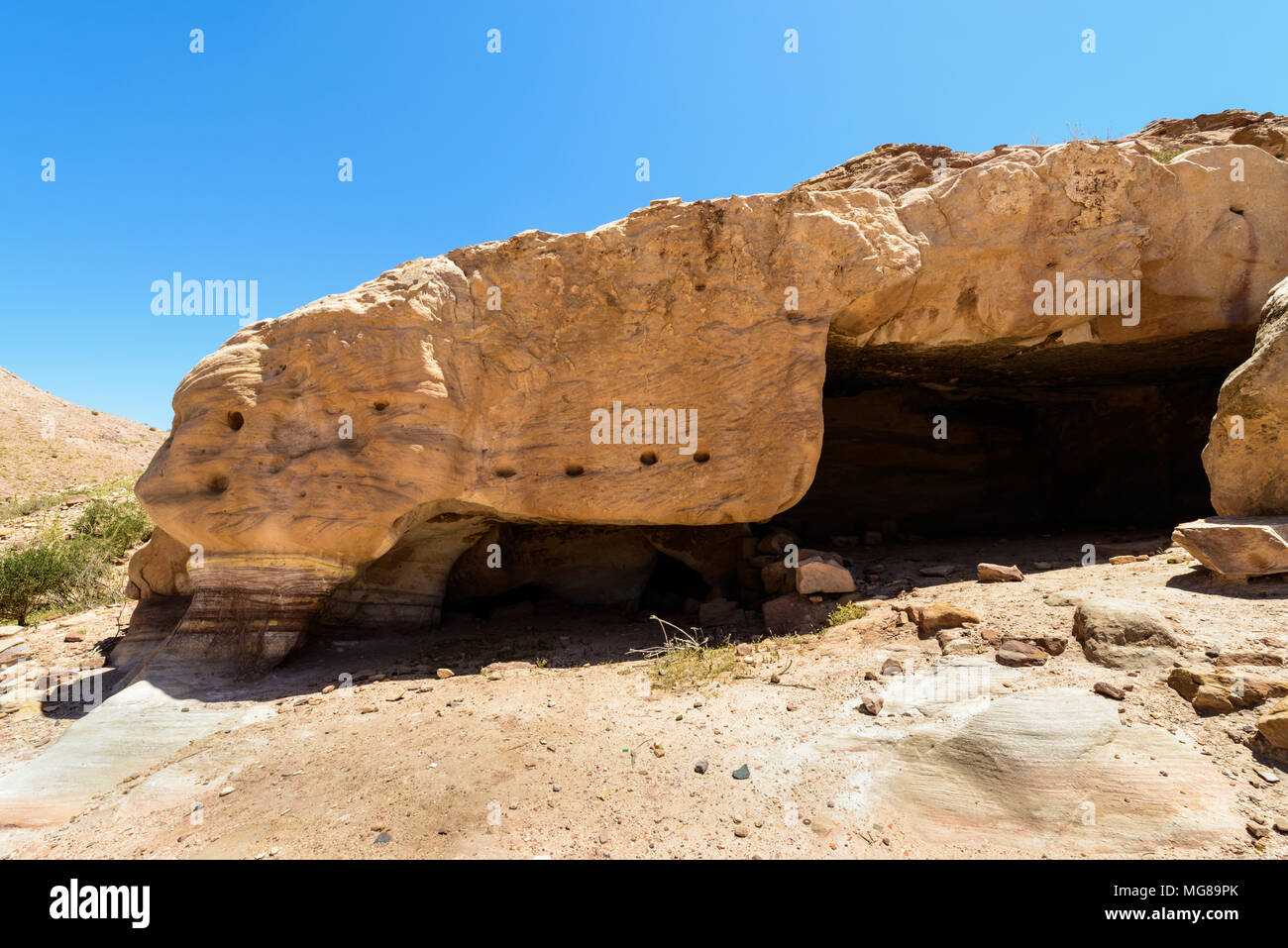 Ancient rock cut architecture of Petra, Jordan. Petra is one the New ...