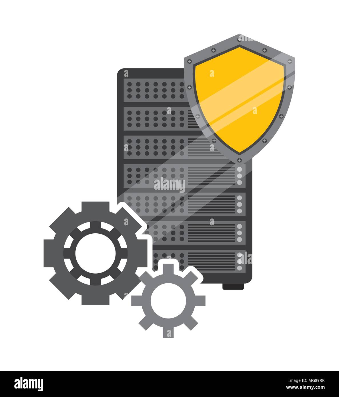 data center design, vector illustration eps10 graphic Stock Vector ...