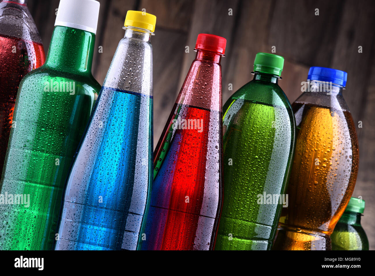 Colorful pop bottles hi-res stock photography and images - Alamy