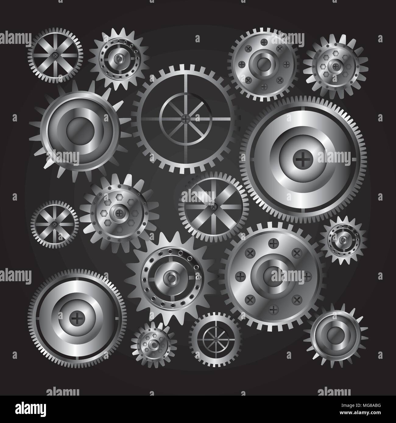 gear wheel design, vector illustration eps10 graphic Stock Vector Image ...