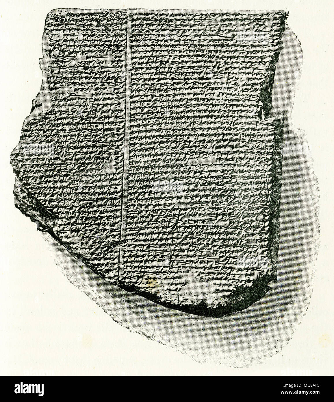 Ancient flood tablet hi-res stock photography and images - Alamy