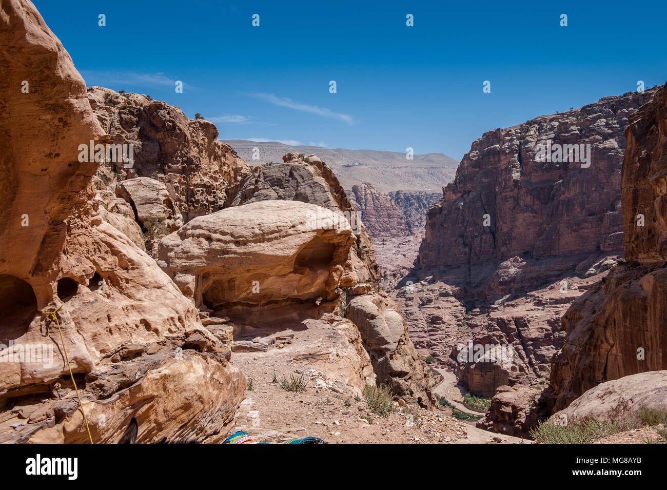 Beautiful Nature of Petra Stock Photo - Alamy