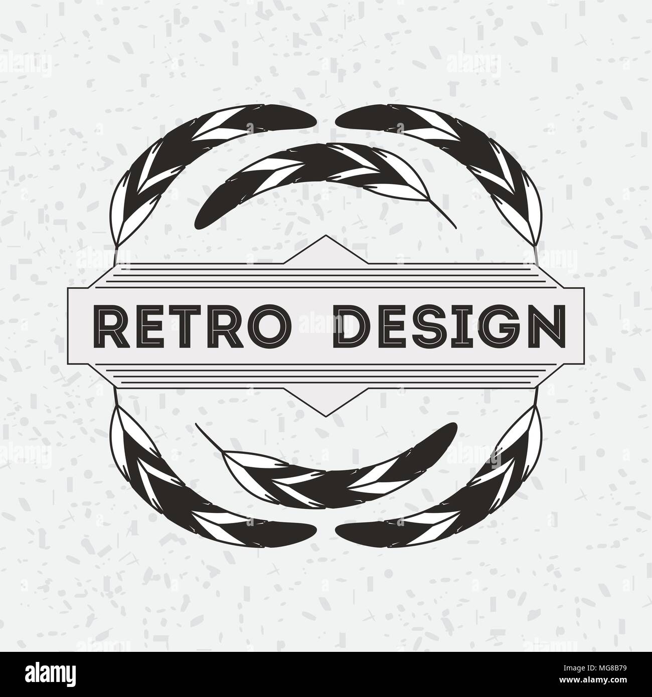 retro style design, vector illustration eps10 graphic Stock Vector ...