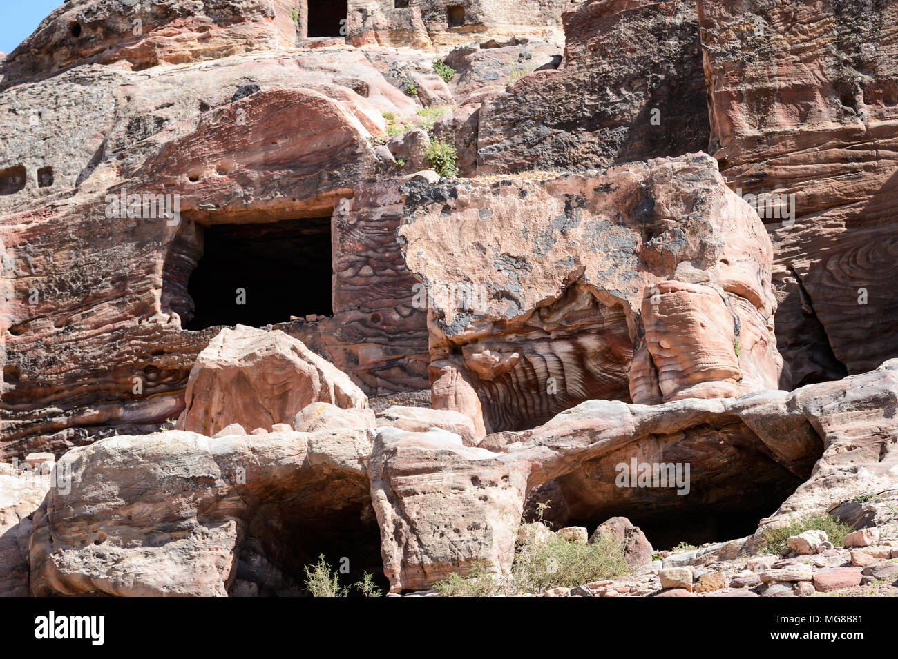 Petra is one of the new 7 wonders of the hi-res stock photography and ...