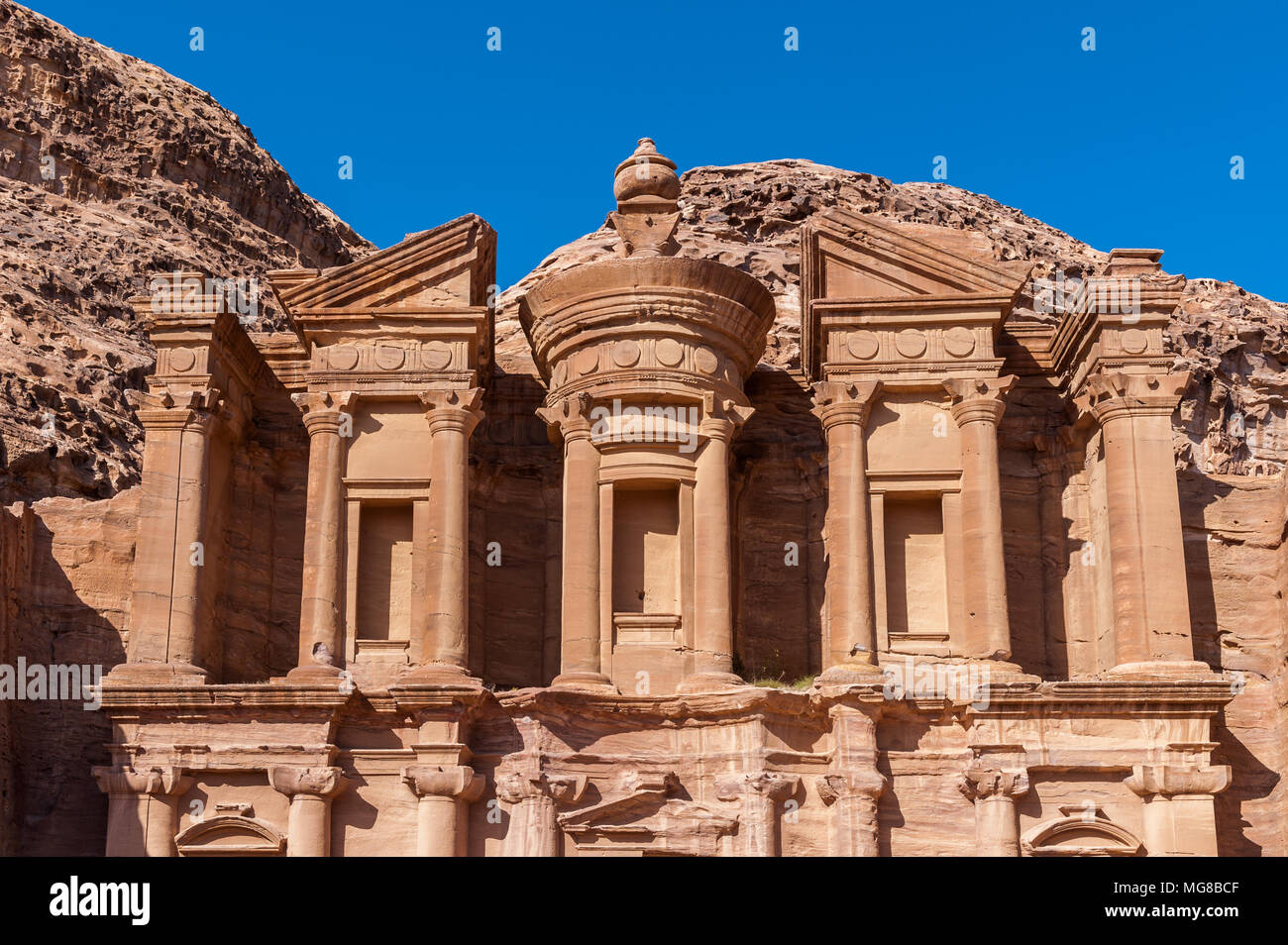 Monastery (Al Dayr) in Petra, Jordan Stock Photo - Alamy