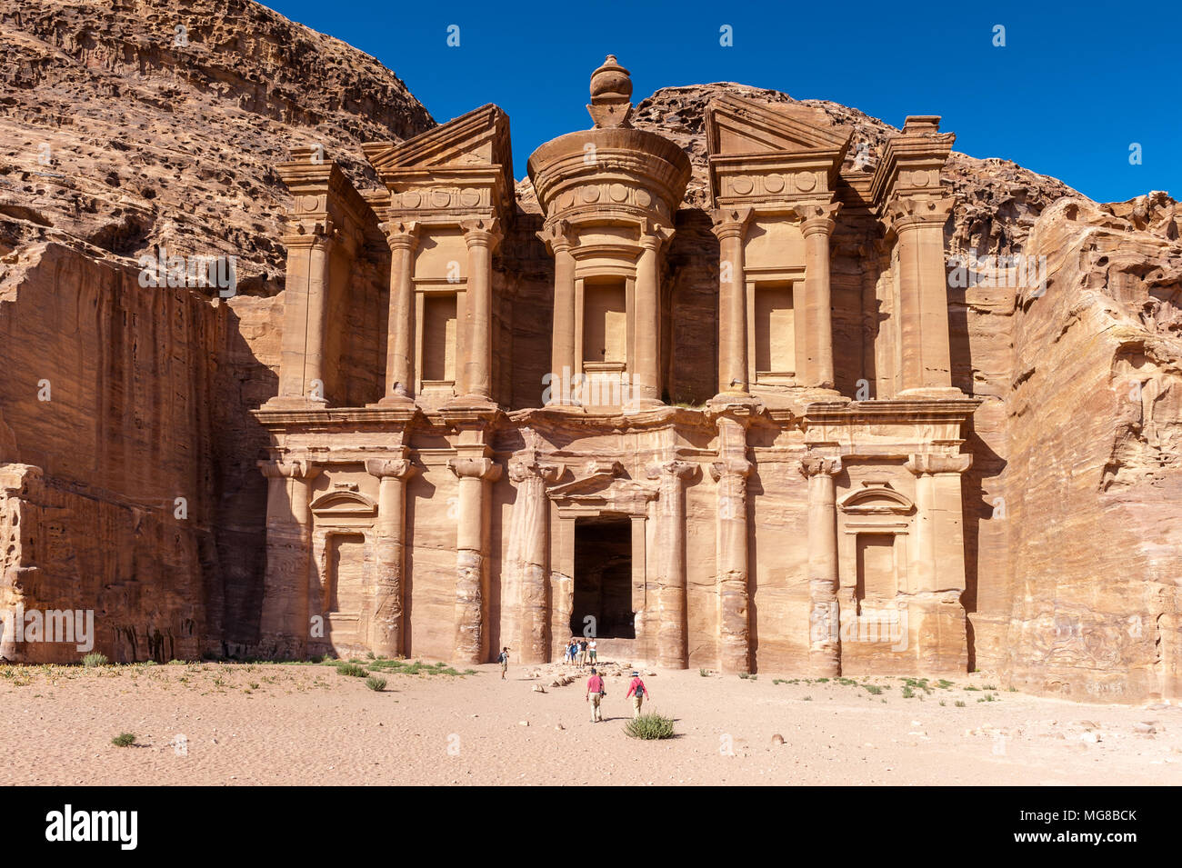 Monastery (Al Dayr) in Petra, Jordan Stock Photo - Alamy