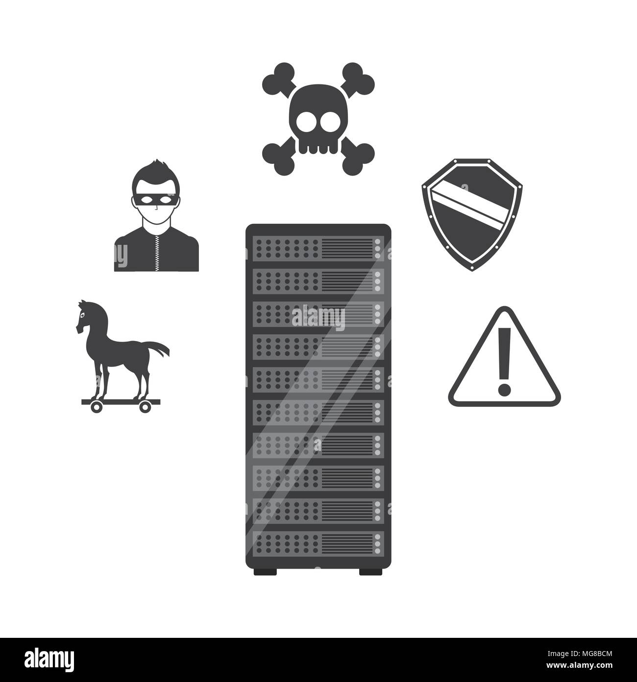 security system design, vector illustration eps10 graphic Stock Vector ...