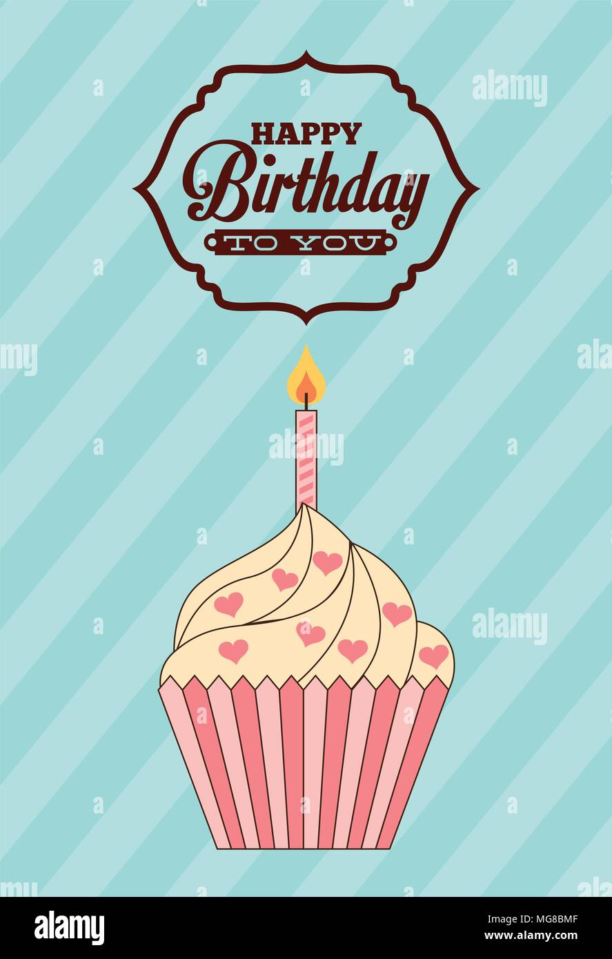 happy birthday design, vector illustration eps10 graphic Stock Vector ...