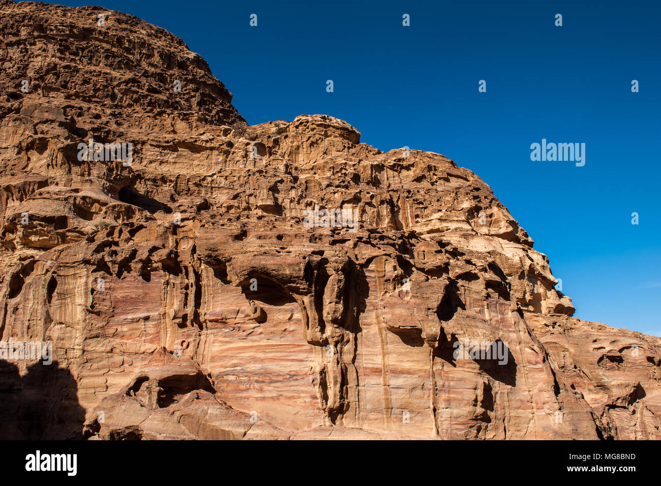 Beautiful rock in Petra Stock Photo - Alamy
