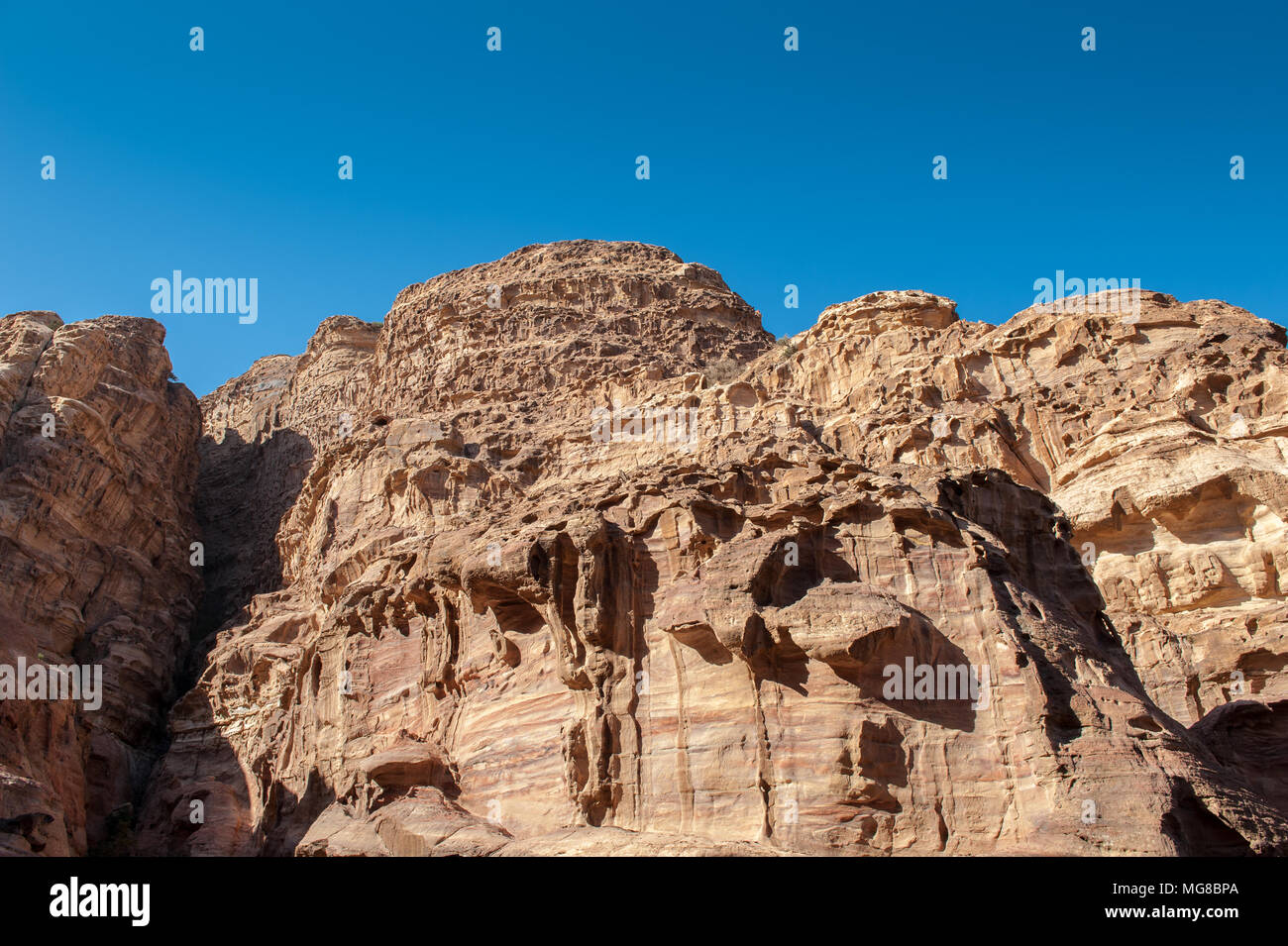 Beautiful rock in Petra Stock Photo - Alamy