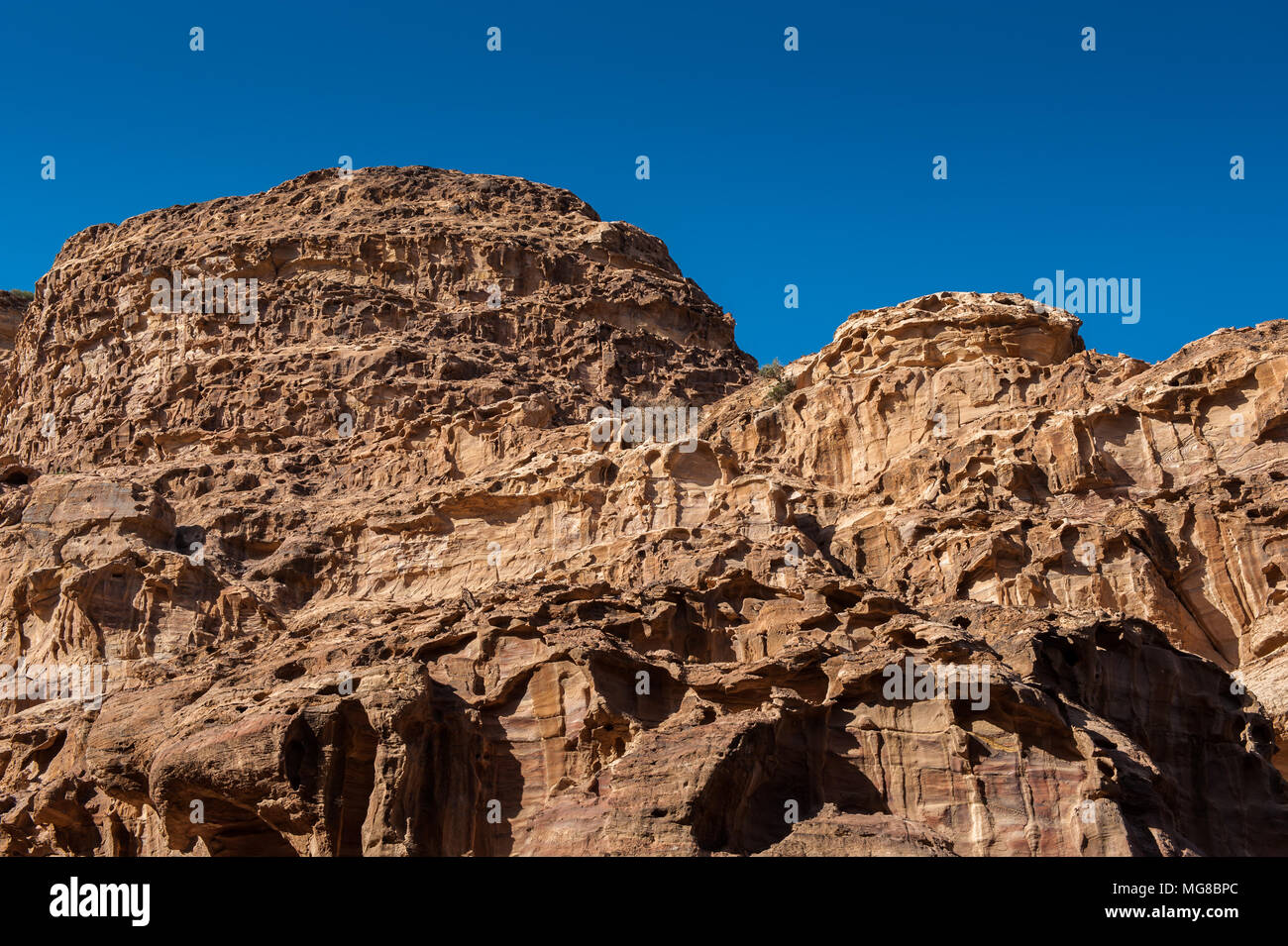Beautiful rock in Petra Stock Photo - Alamy